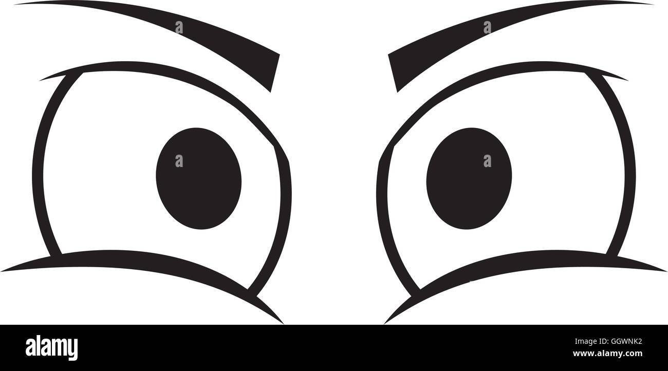 eye angry look vision optical icon. Vector graphic Stock Vector Image ...