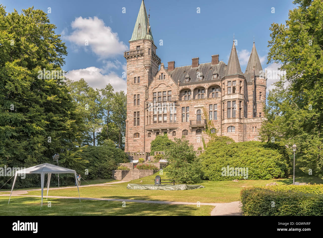 Teleborg Castle in the swedish area of Smaland near to Vaxjo Stock ...