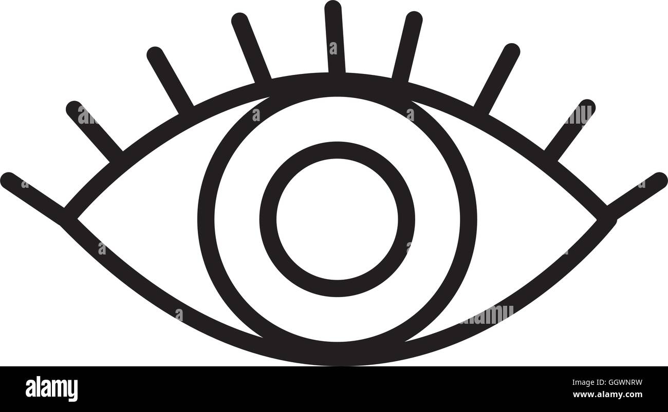 eye look vision optcal icon. Vector graphic Stock Vector Image & Art ...