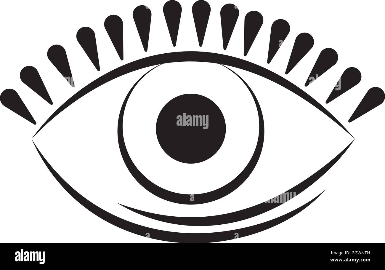 eye look vision optcal icon. Vector graphic Stock Vector Image & Art ...