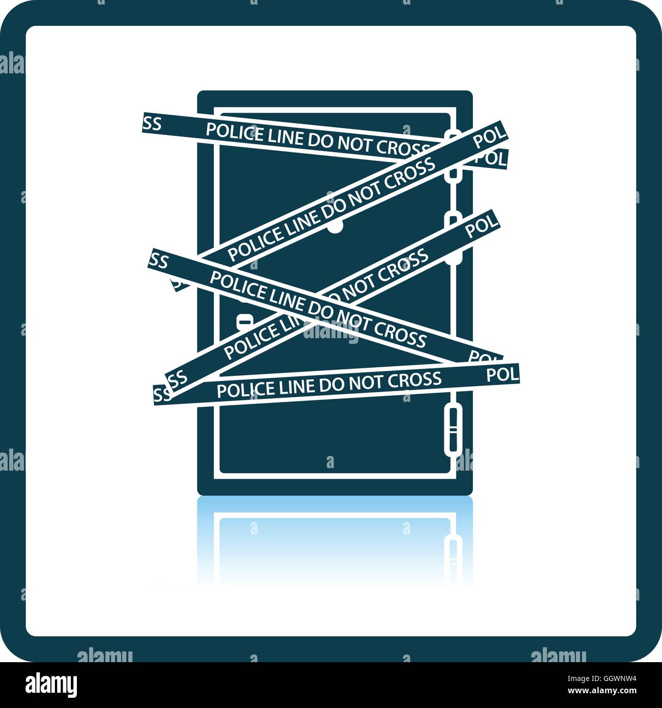 Crime scene investigations residential Stock Vector Images - Alamy