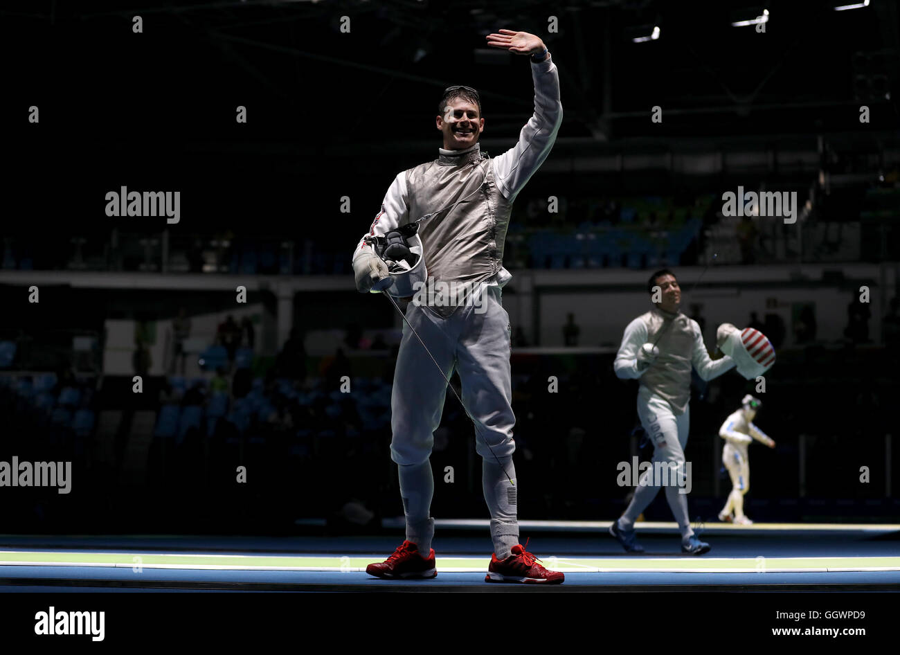 Great Britain's Richard Kruse celebrates after beating USA's Gerek ...