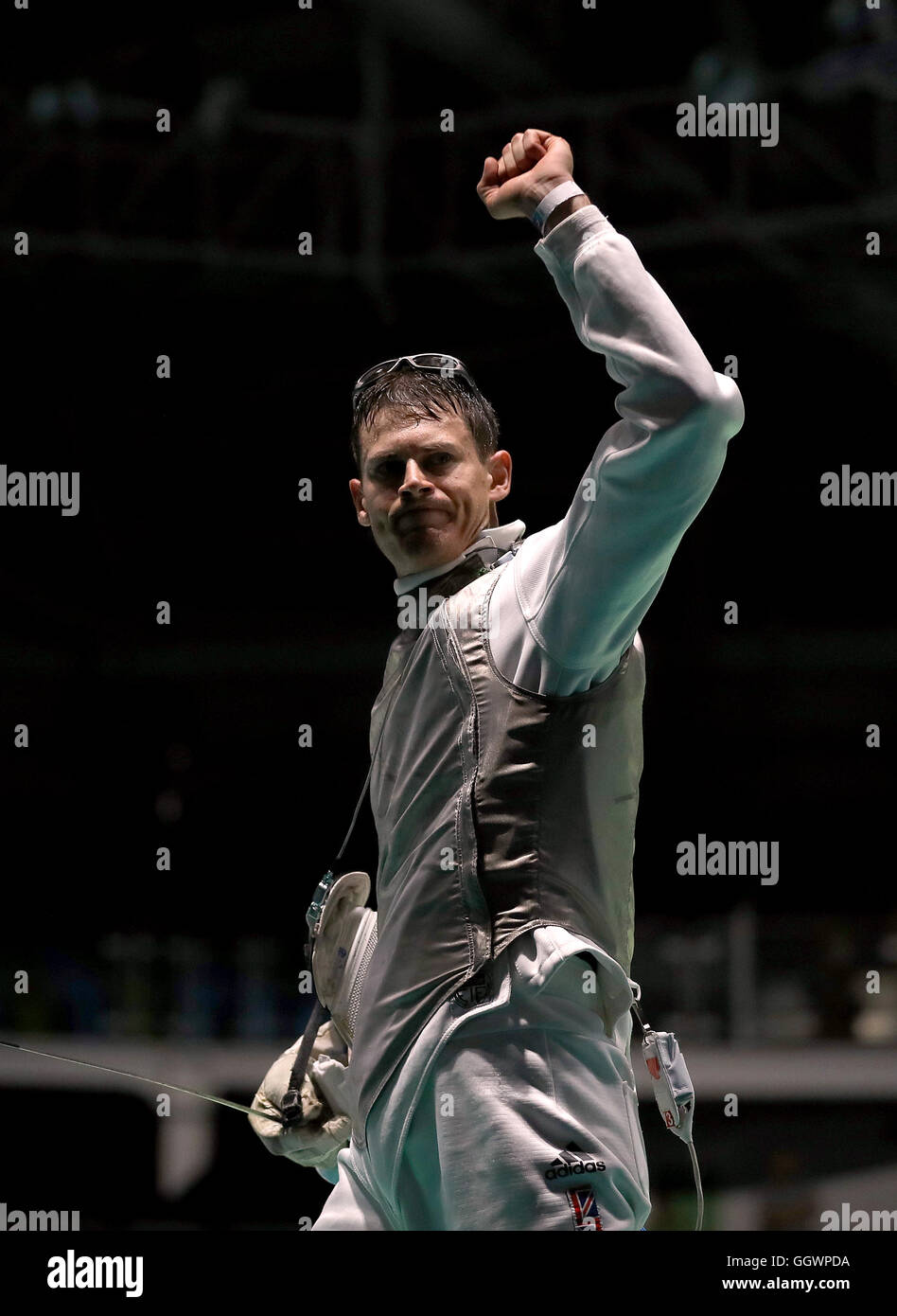 Great Britain's Richard Kruse celebrates after beating USA's Gerek ...