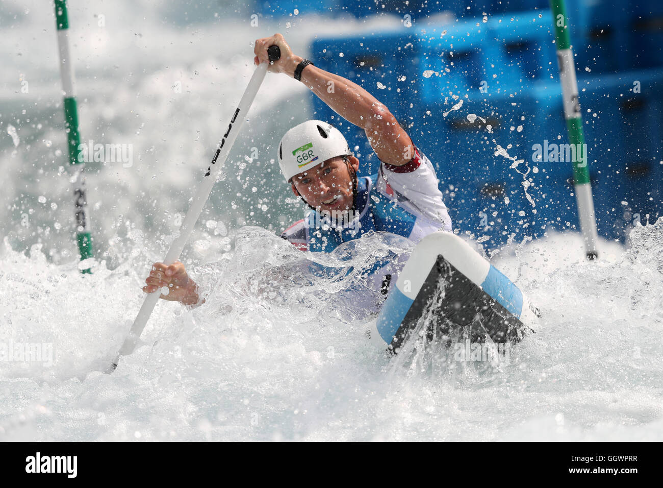Great Britain's David Florence competes in the Canoe Single heats at ...