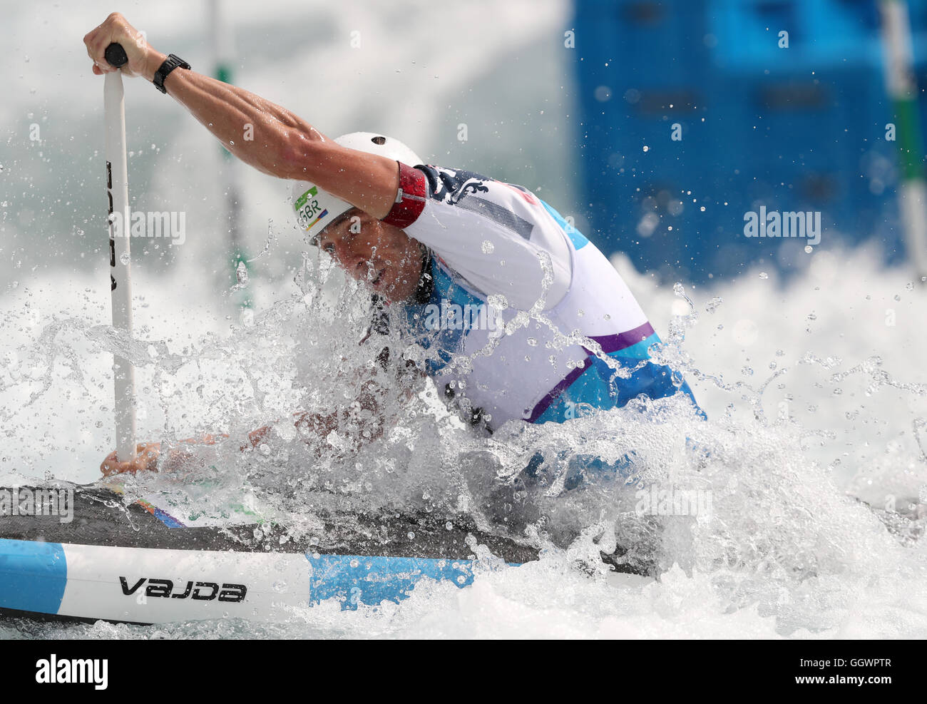 Great Britain's David Florence competes in the Canoe Single heats at ...