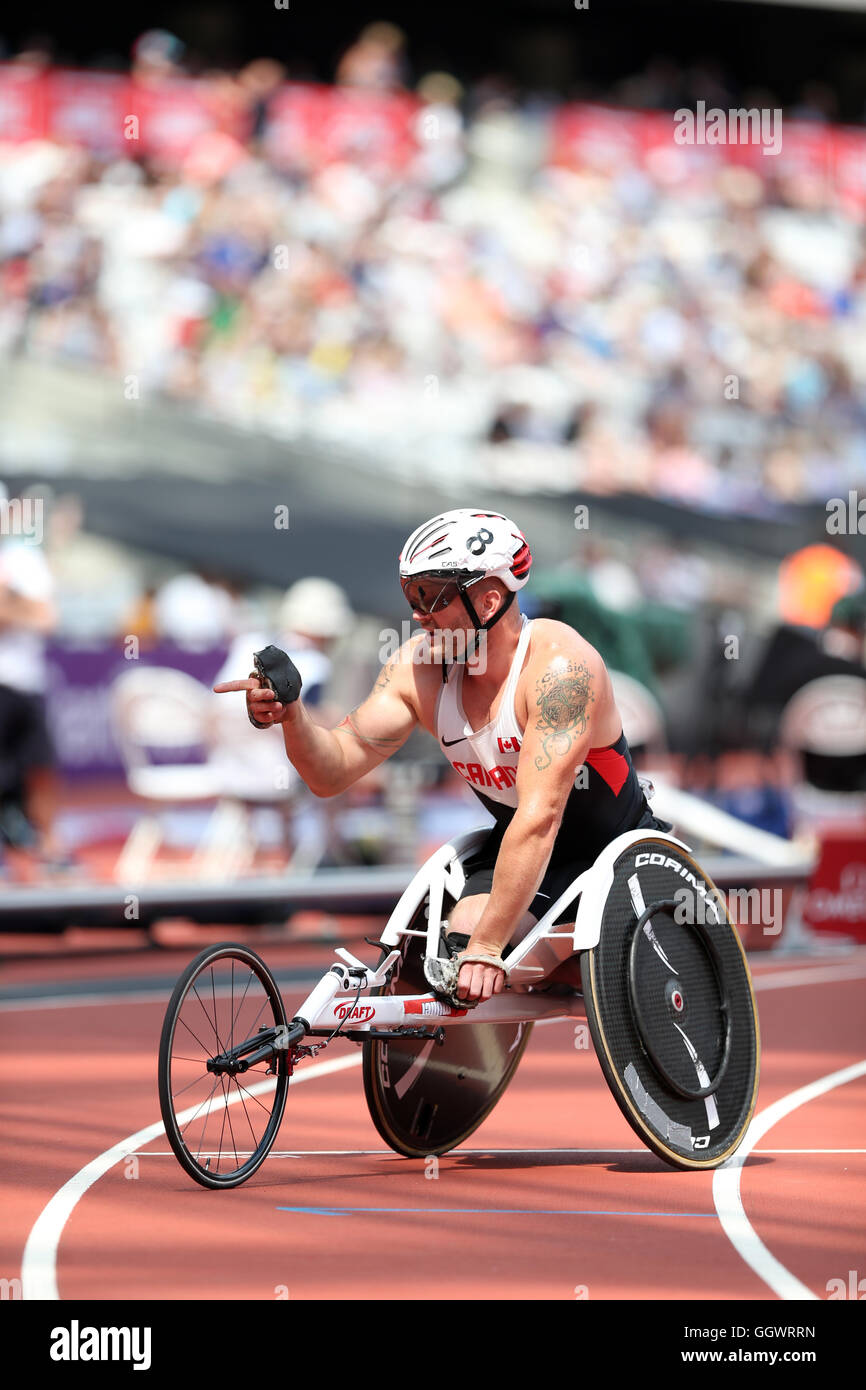 Josh CASSIDY competing in the Men's 1500m T54, 2016 IPC Anniversary ...