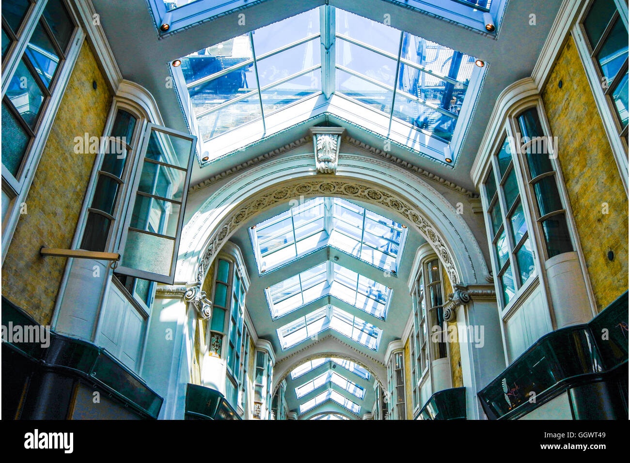 The Burlington Arcade in the exclusive Mayfair area of London's West ...