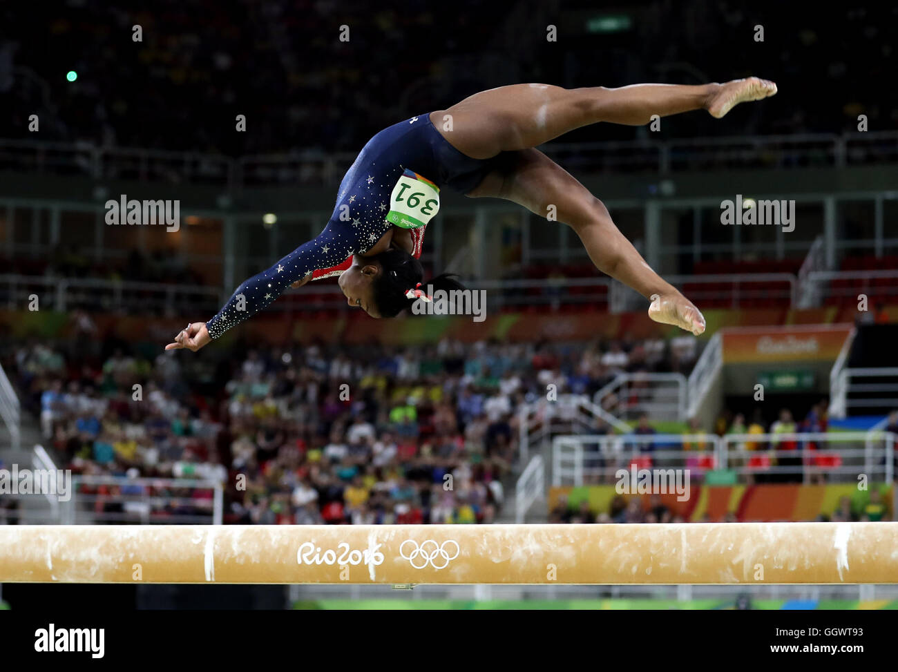 USA's Simone Biles performs during the Women's Artistic Gymnastics ...