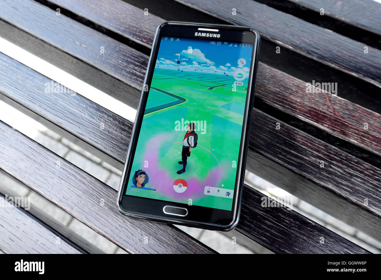 AUG 06, 2016 MOSCOW: Pokemon Go is a new augmented reality game which ...