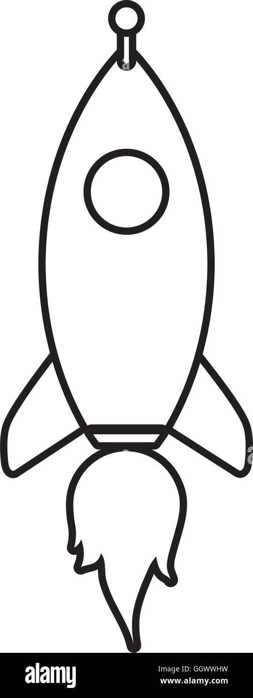 Rocket spaceship science icon. Vector graphic Stock Vector Image & Art ...