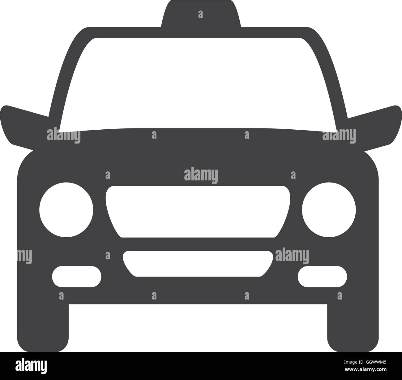 taxi transportation auto icon. Vector graphic Stock Vector Image & Art ...