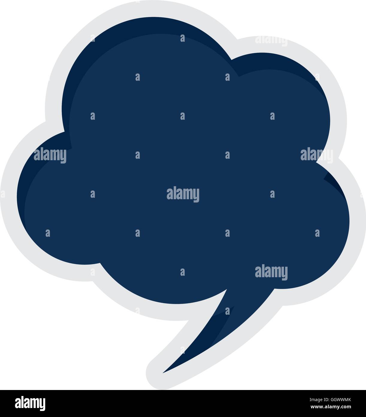 bubble message communication icon. Vector graphic Stock Vector Image ...