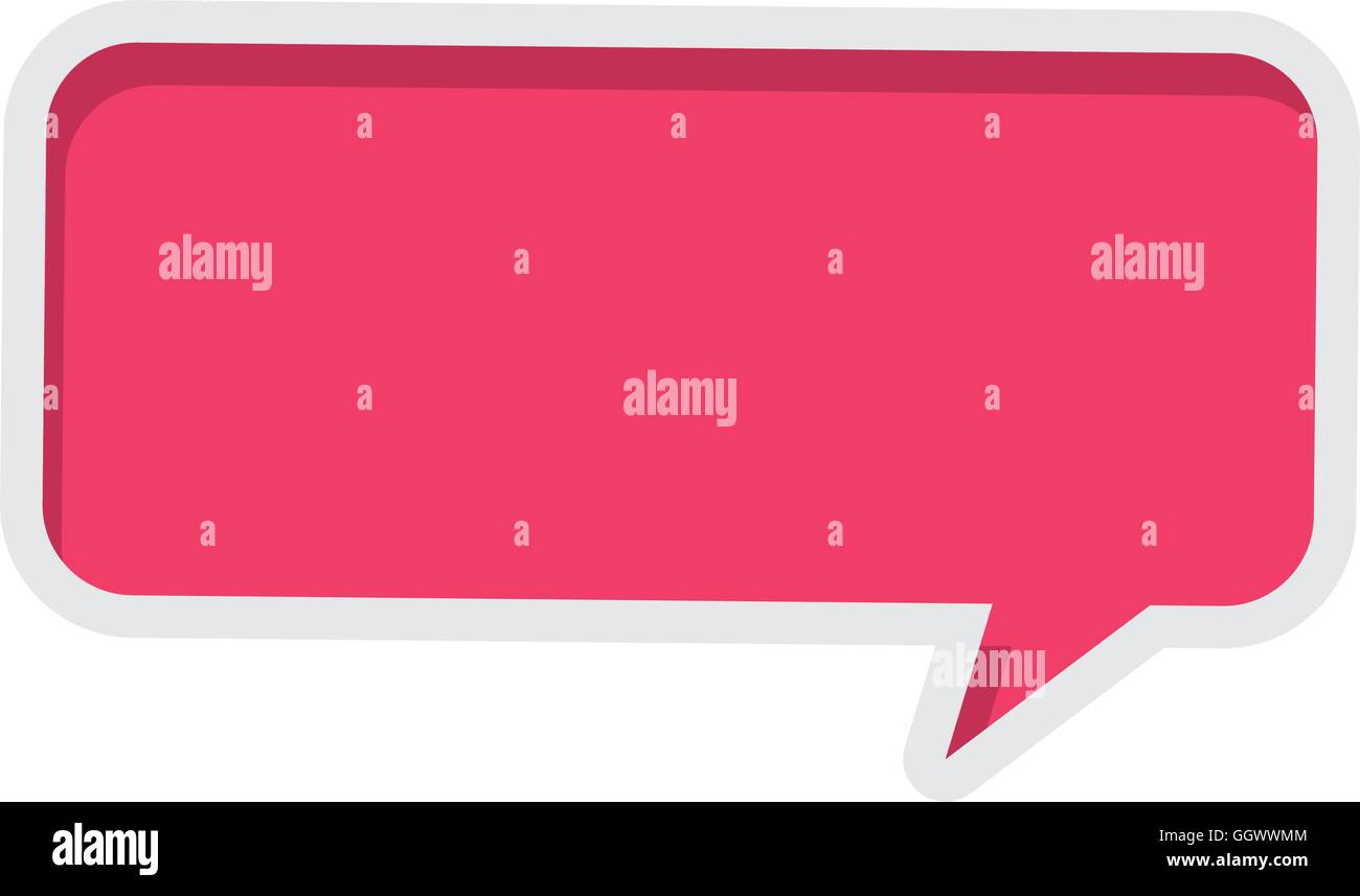 bubble message communication icon. Vector graphic Stock Vector Image ...