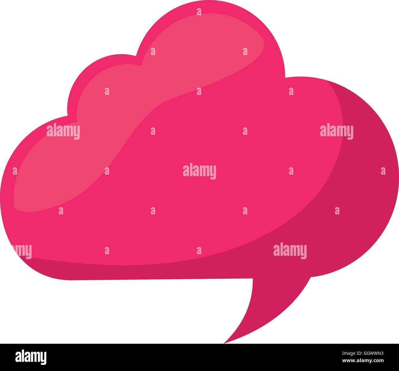 bubble message communication icon. Vector graphic Stock Vector Image ...