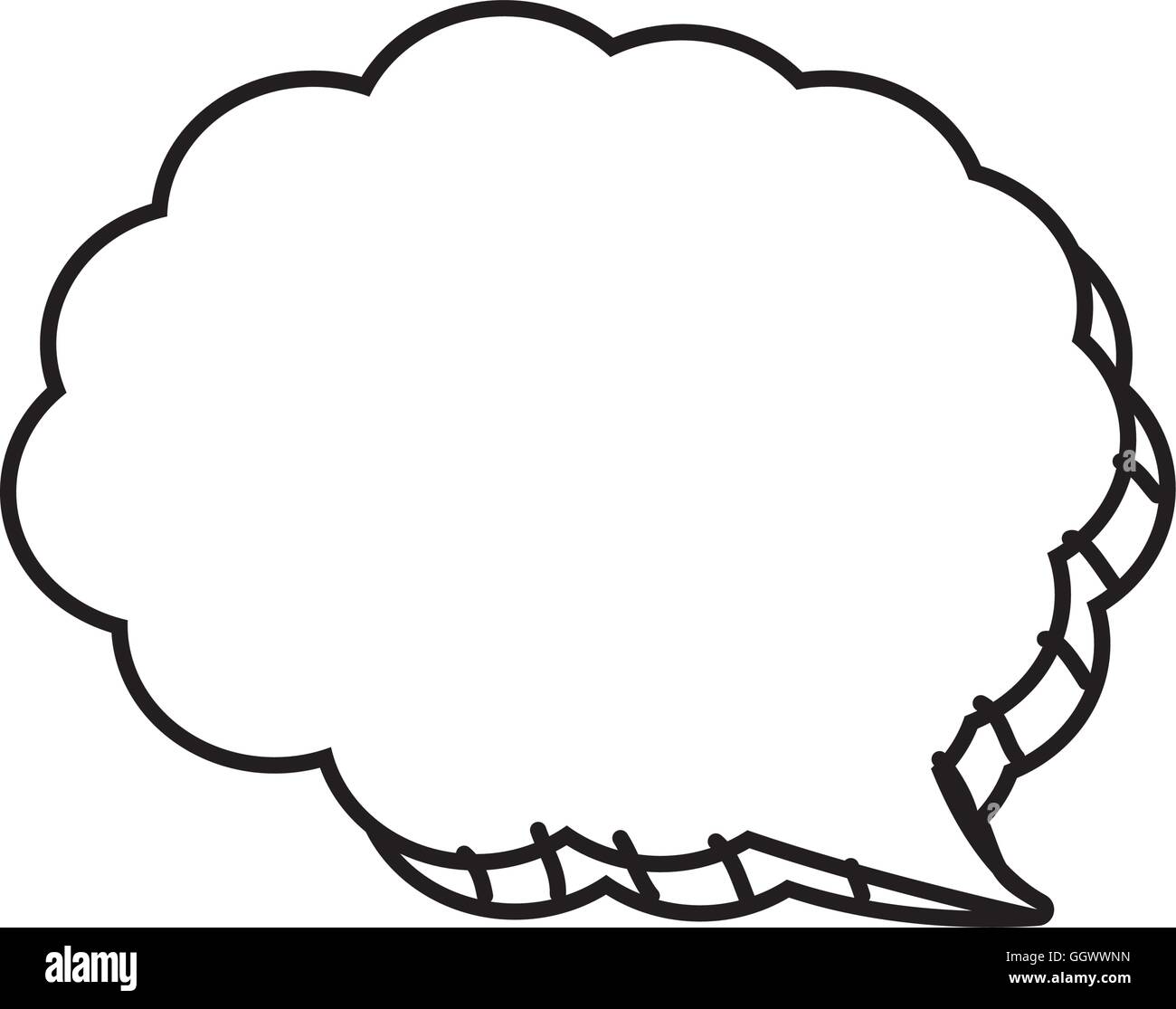 bubble message communication icon. Vector graphic Stock Vector Image ...