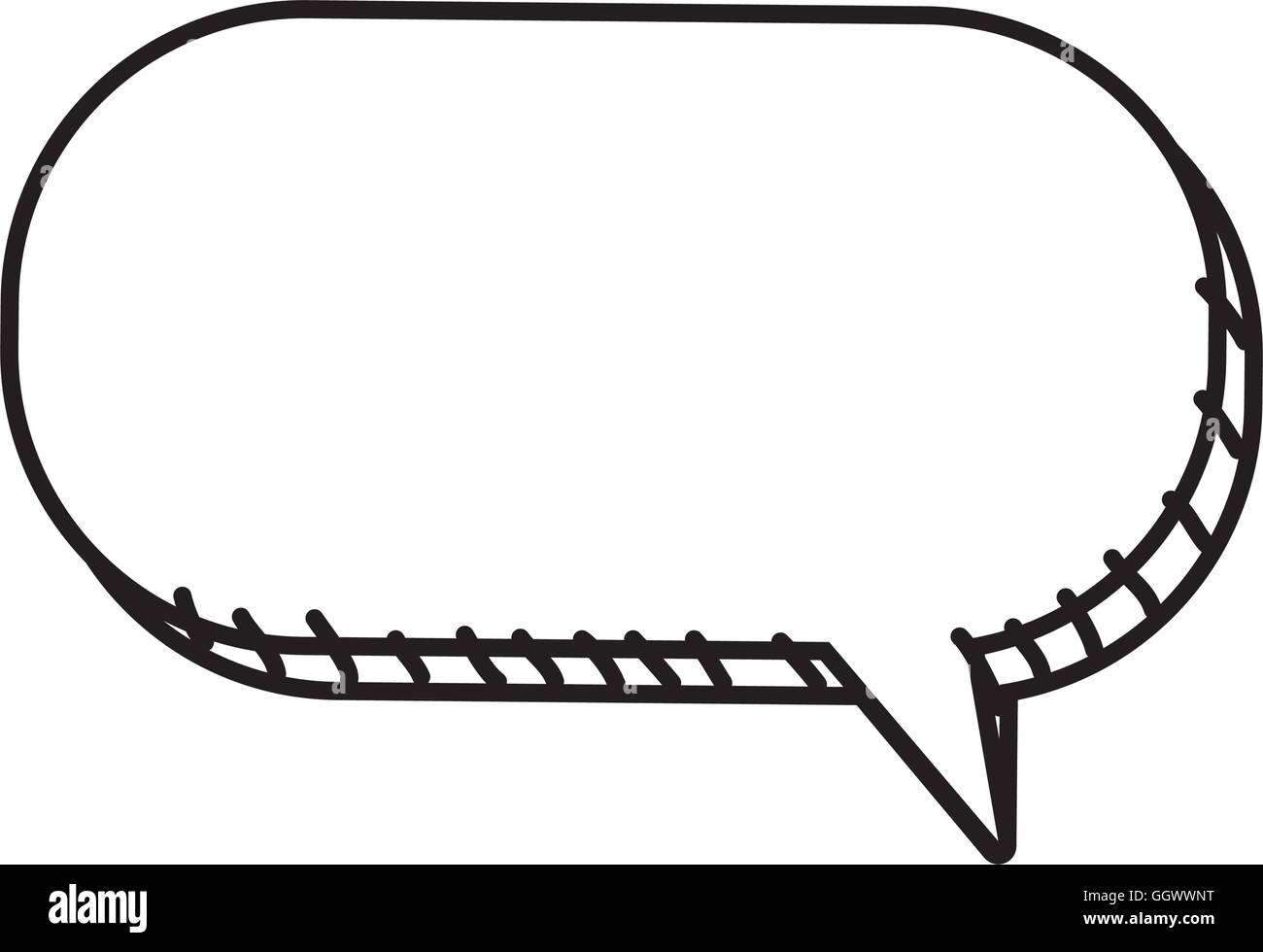 bubble message communication icon. Vector graphic Stock Vector Image ...