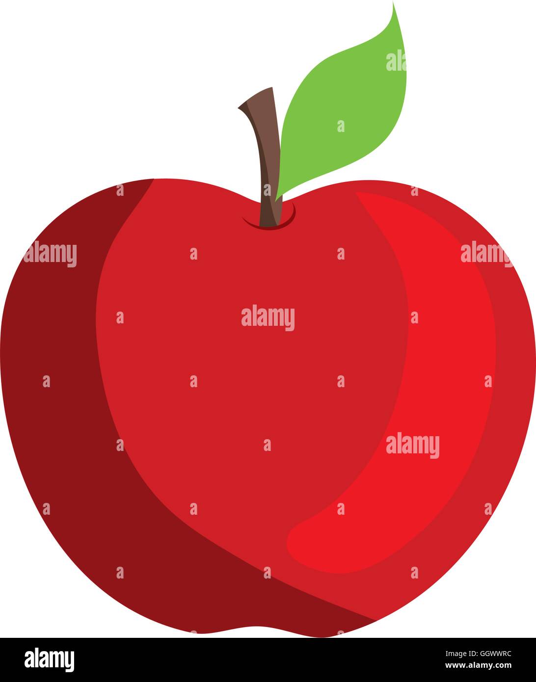 apple fruit healthy food icon. Vector graphic Stock Vector Image & Art ...