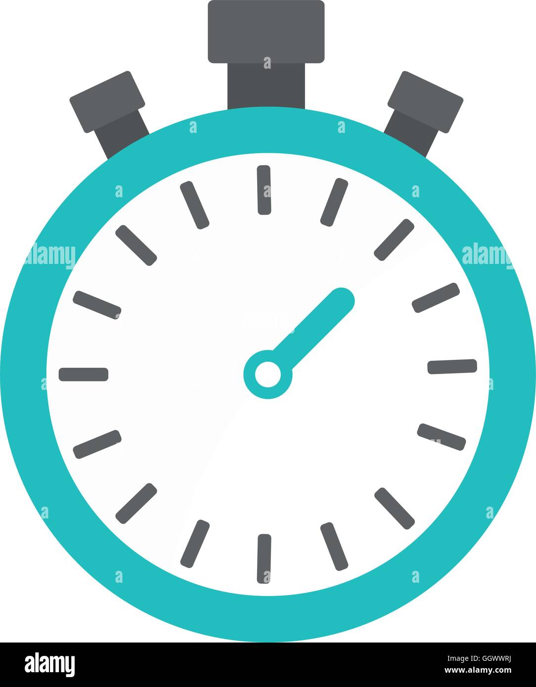 chronometer time running fitness icon. Vector graphic Stock Vector ...