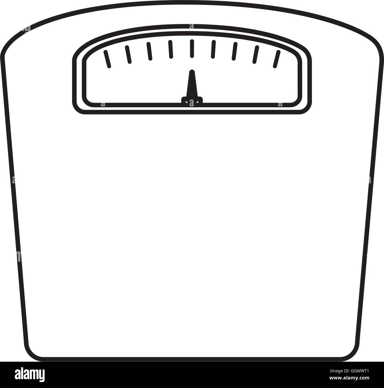 scale fitness healthy lifestyle icon. Vector graphic Stock Vector Image ...