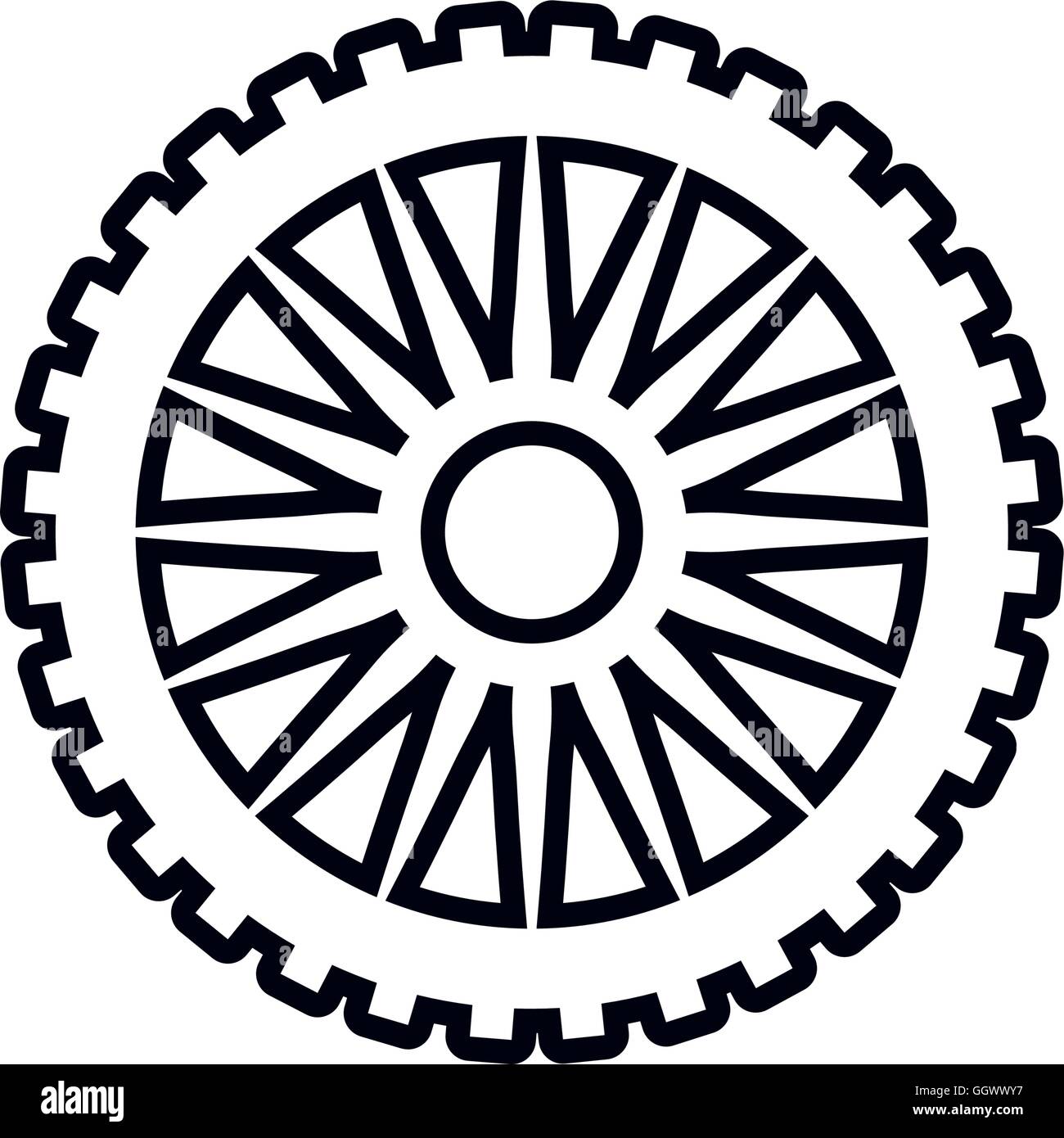 cog gear machine part icon. Vector graphic Stock Vector Image & Art - Alamy