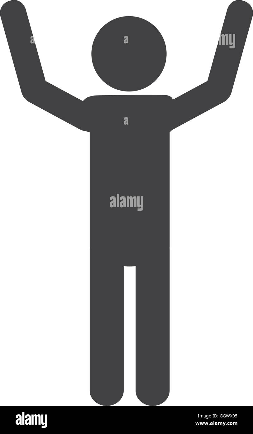 pictogram person people figure icon. Vector graphic Stock Vector Image ...