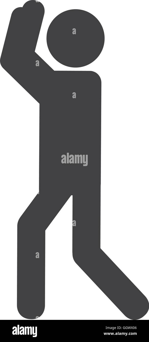 pictogram person people figure icon. Vector graphic Stock Vector Image ...