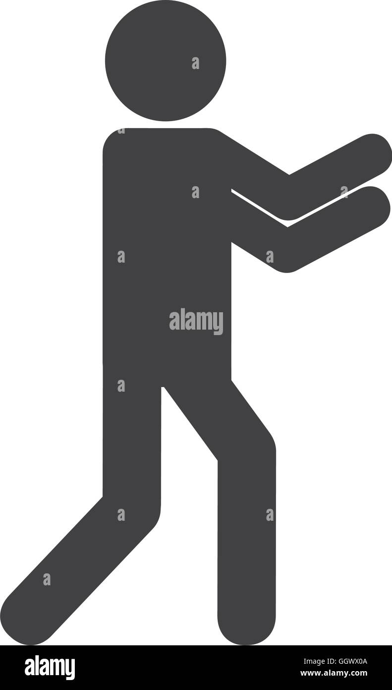 pictogram person people figure icon. Vector graphic Stock Vector Image ...