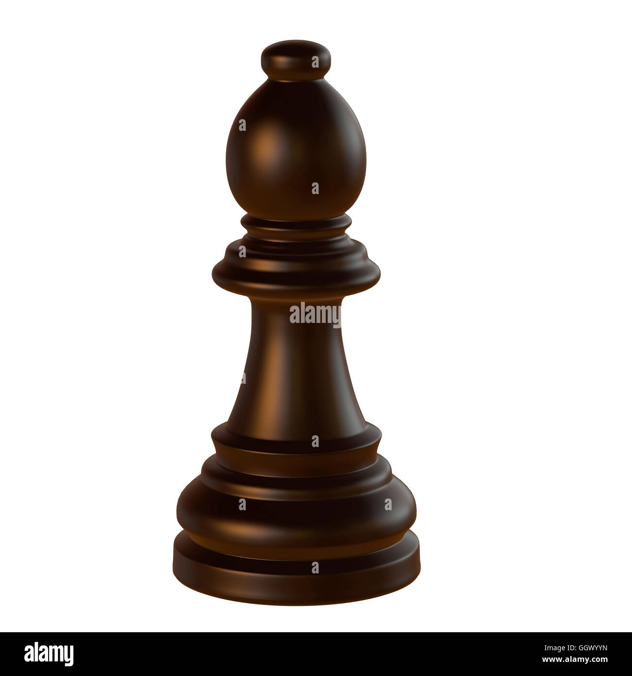 3d illustration of isolated chess game figurine Stock Photo - Alamy