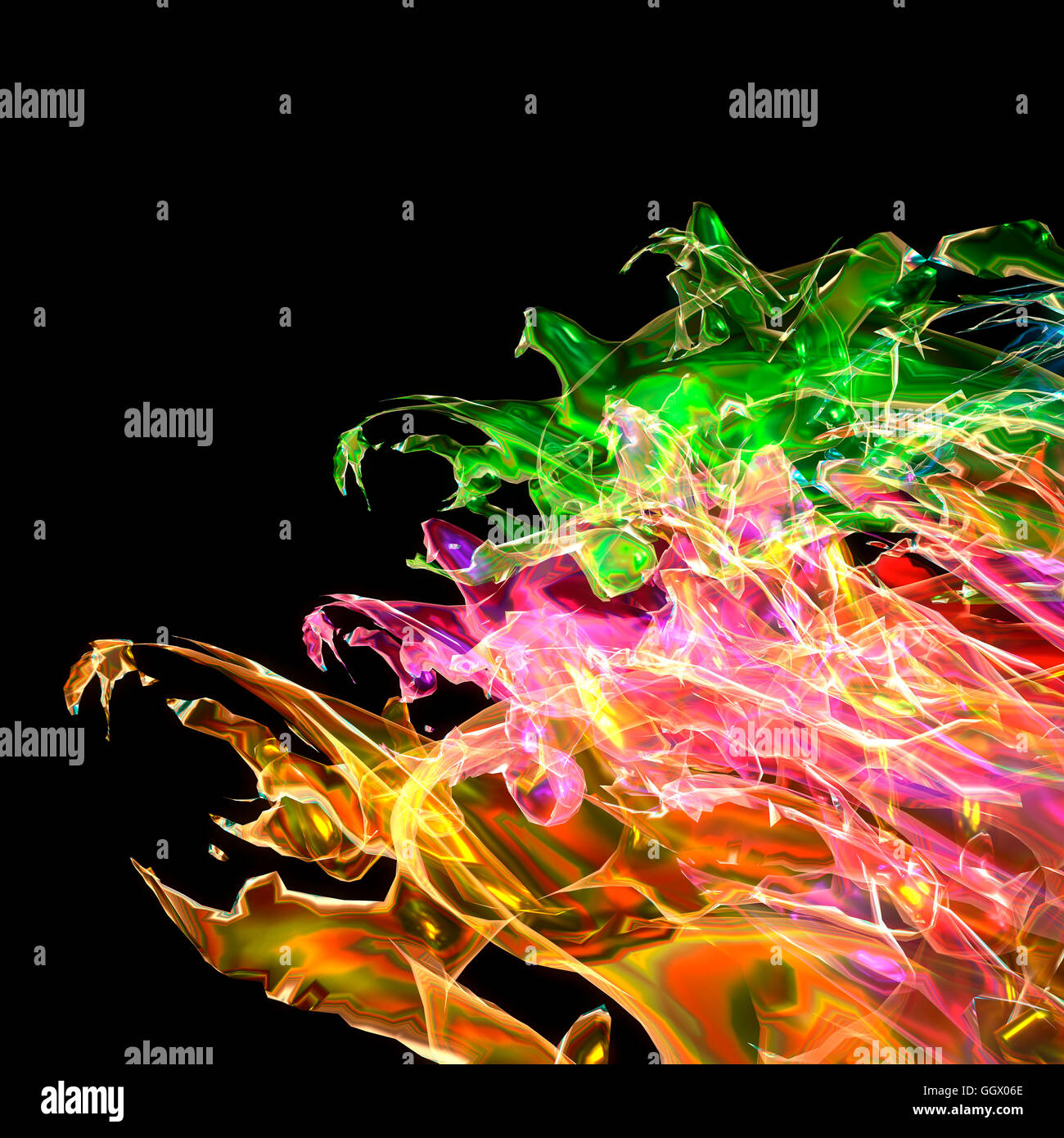 3d iilustration of visual effect with light Stock Photo - Alamy