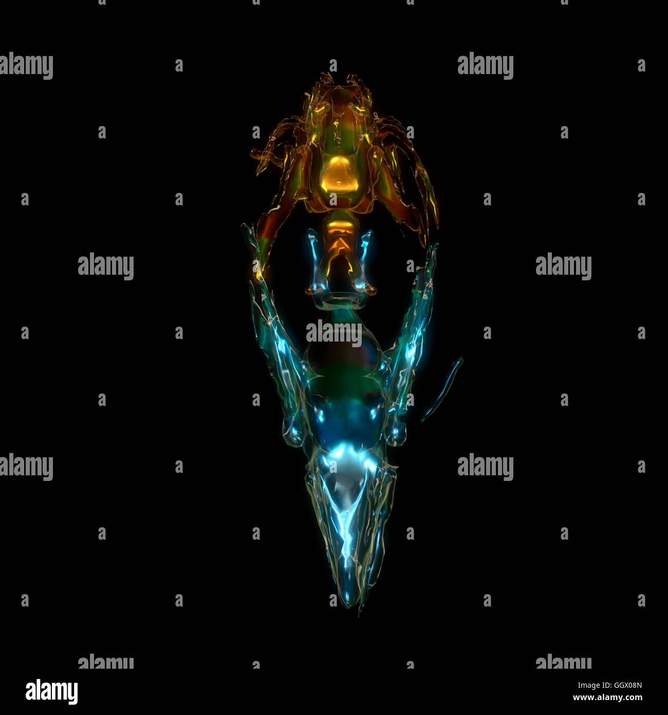 3d iilustration of visual effect with light Stock Photo - Alamy