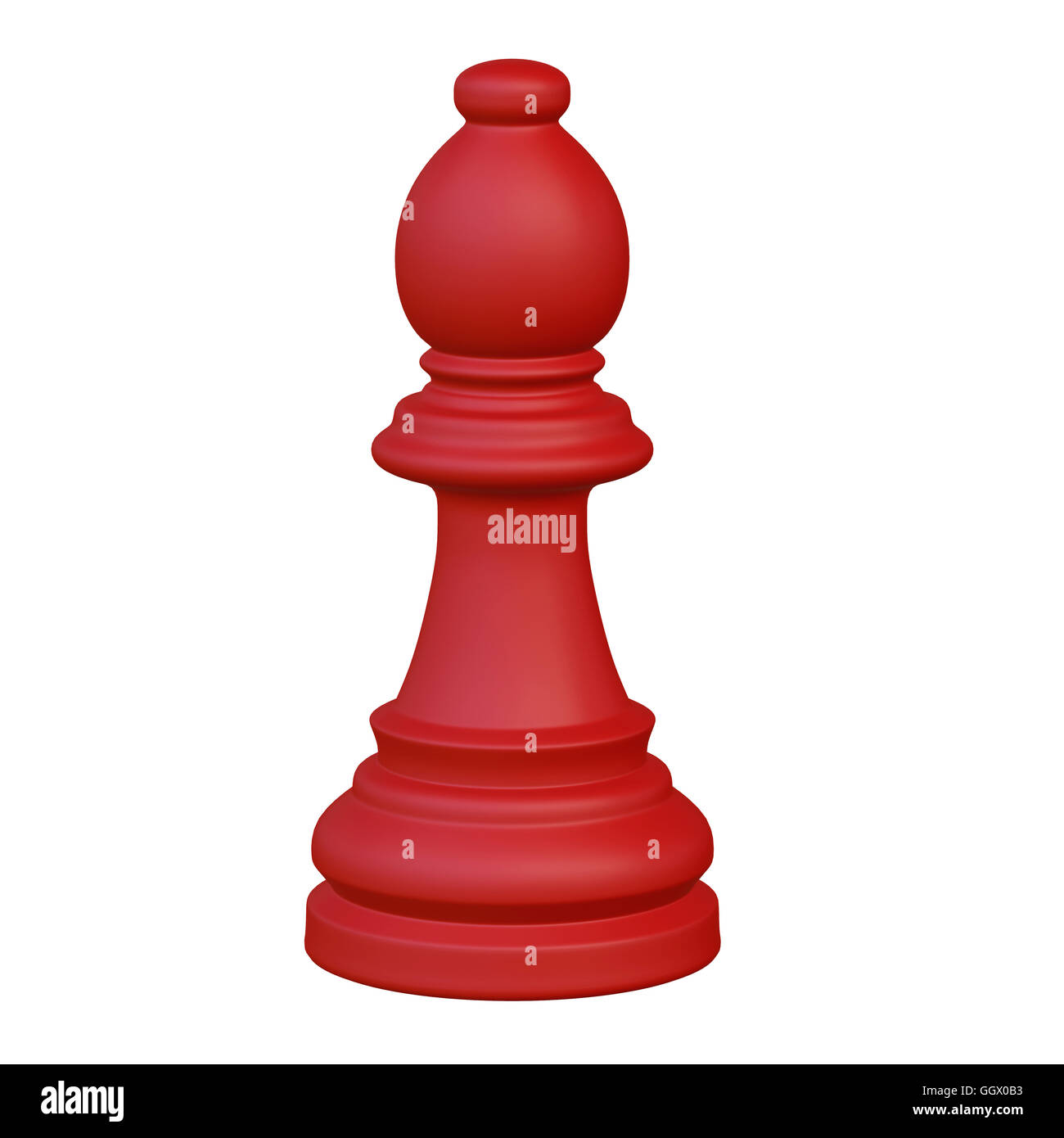 3d illustration of isolated chess game figurine Stock Photo - Alamy