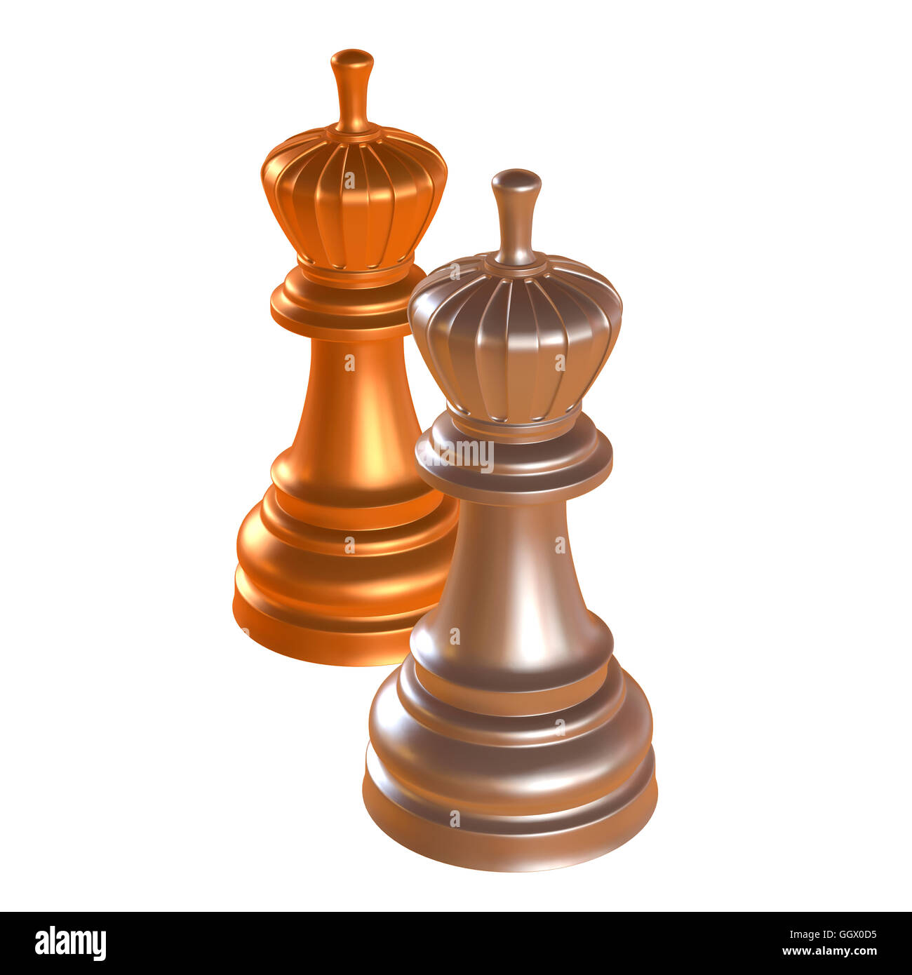 3d illustration of isolated chess game figurine Stock Photo - Alamy