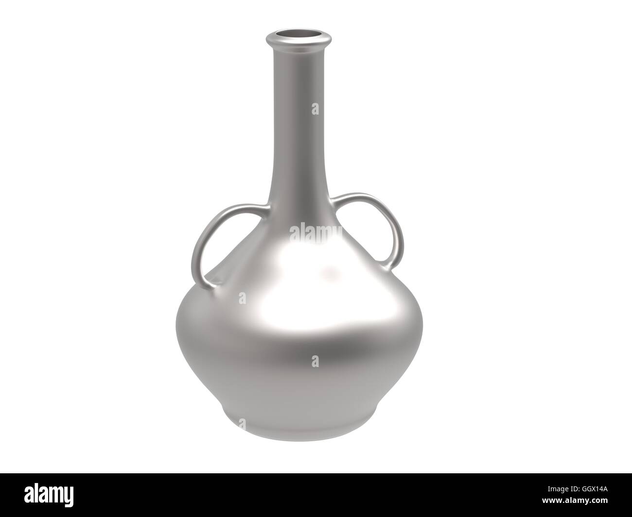 isolated elegant decorative jar with two handles Stock Photo - Alamy