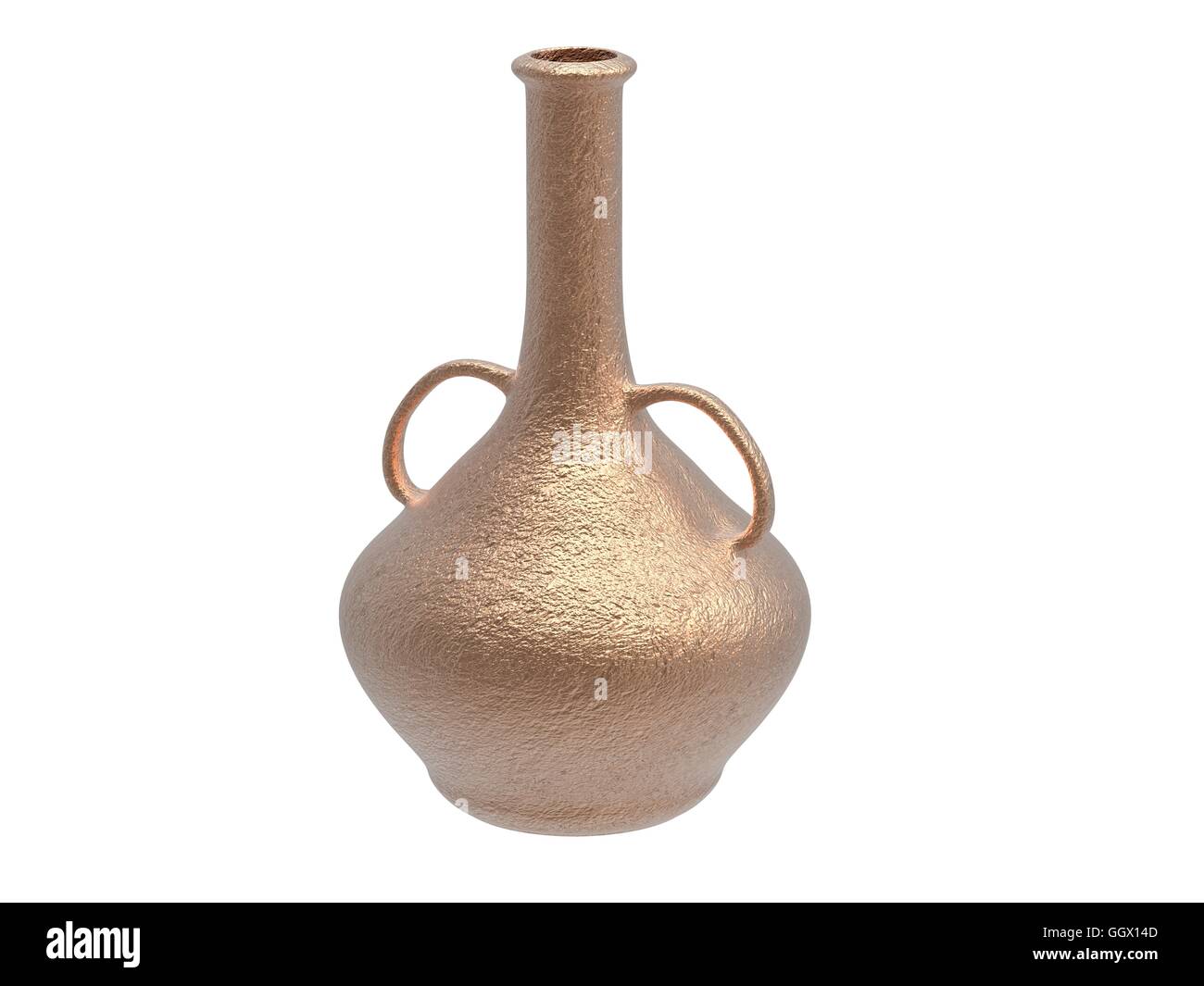isolated elegant decorative jar with two handles Stock Photo - Alamy