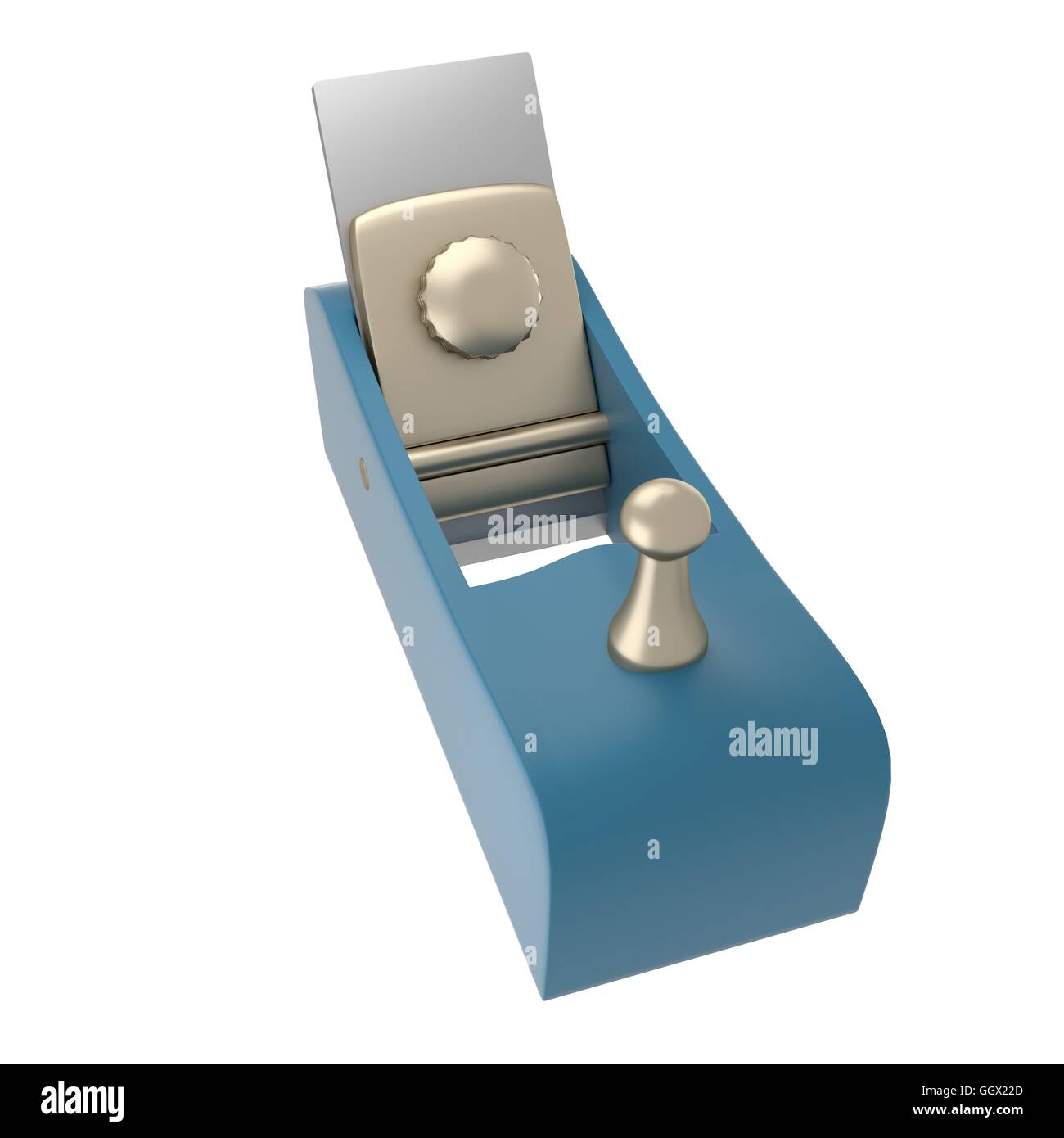 carpenter's plane woodwork tool with cutting blade Stock Photo - Alamy