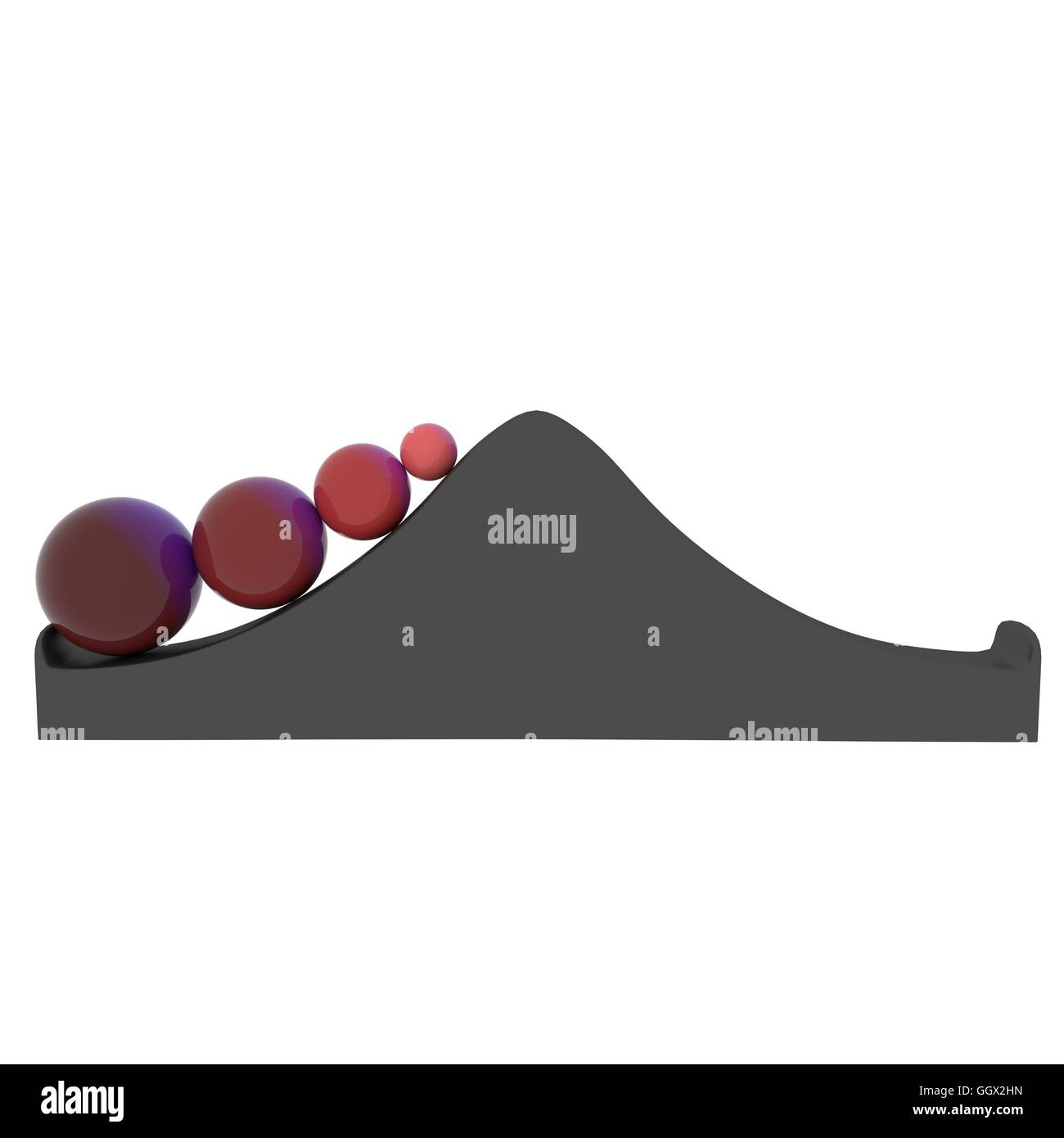 Climbing slope Cut Out Stock Images & Pictures - Alamy