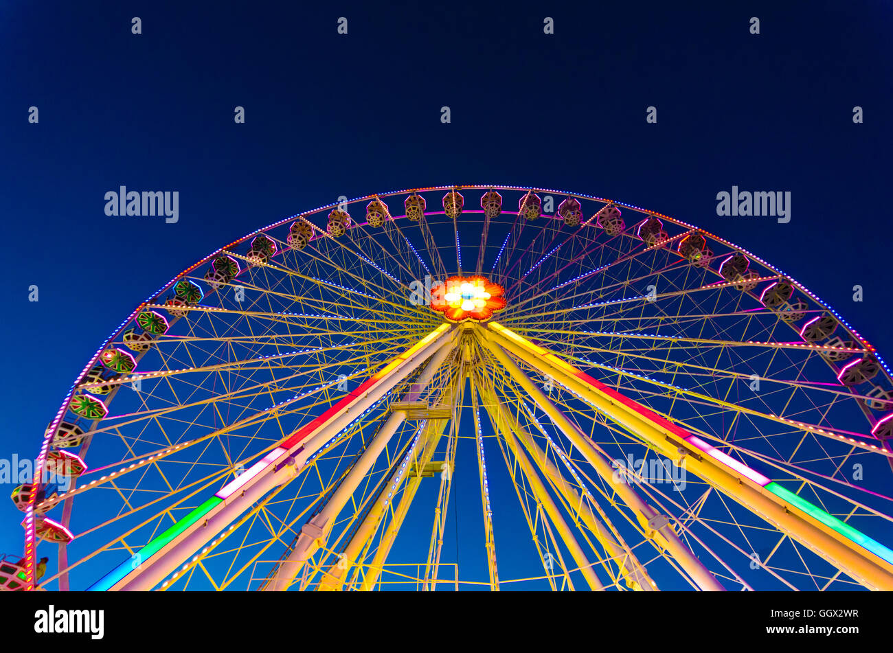 Wien, Vienna: Ferris wheel "Flower Wheel" in the Prater, Austria, Wien ...