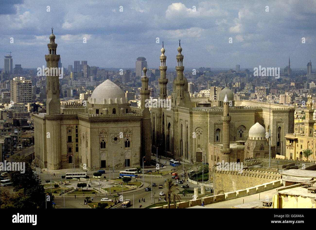 The el-Nasir Mosque inside the Citadel in Old Cairo, Egypt Stock Photo ...