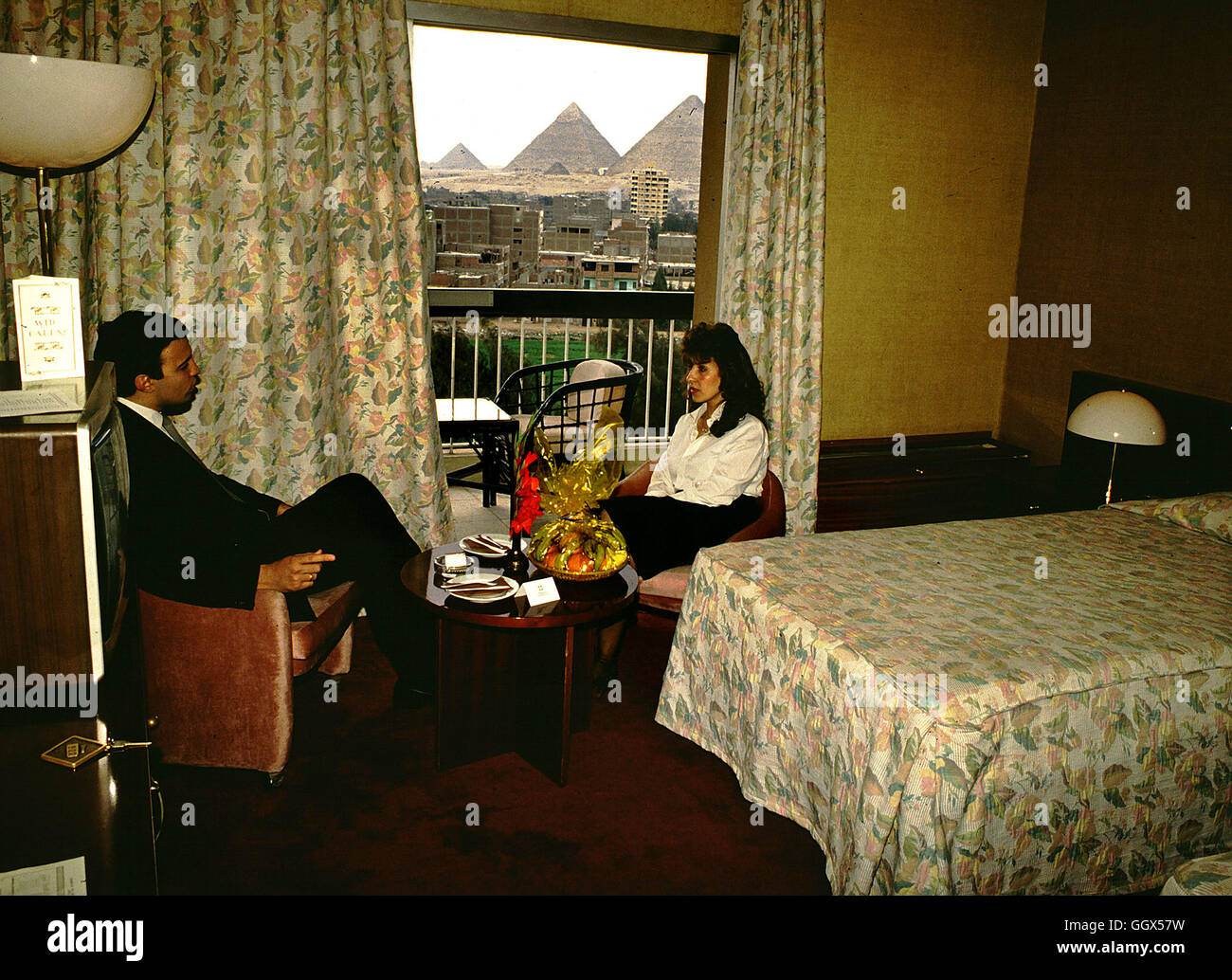 Siag Pyramids Hotel in Giza. Cairo, Egypt Stock Photo - Alamy