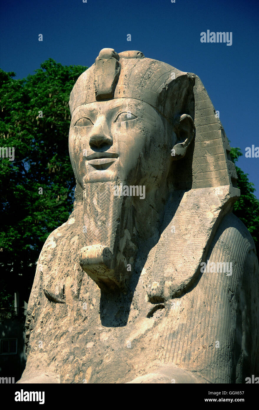 The Alabaster Sphinx is 8m (26 ft) long and 4m (13 ft) tall and weighs ...