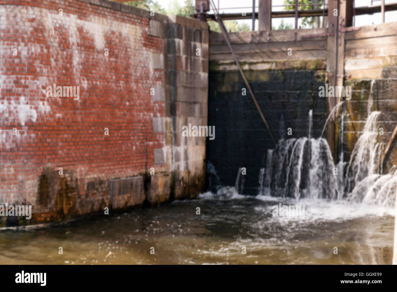 old leaking dam Stock Photo - Alamy