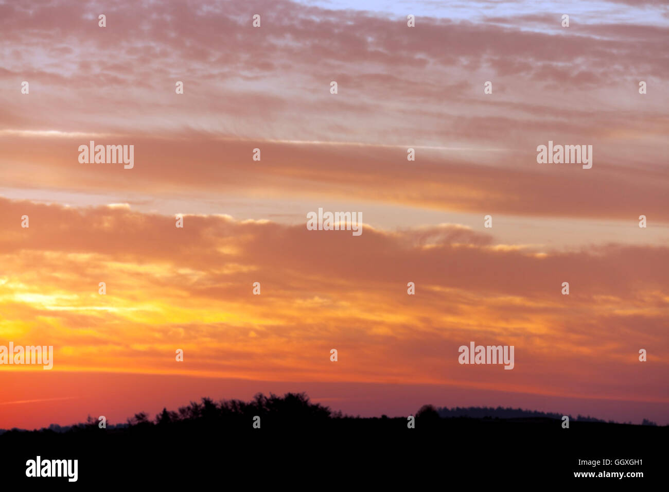 the sky during sunset Stock Photo - Alamy