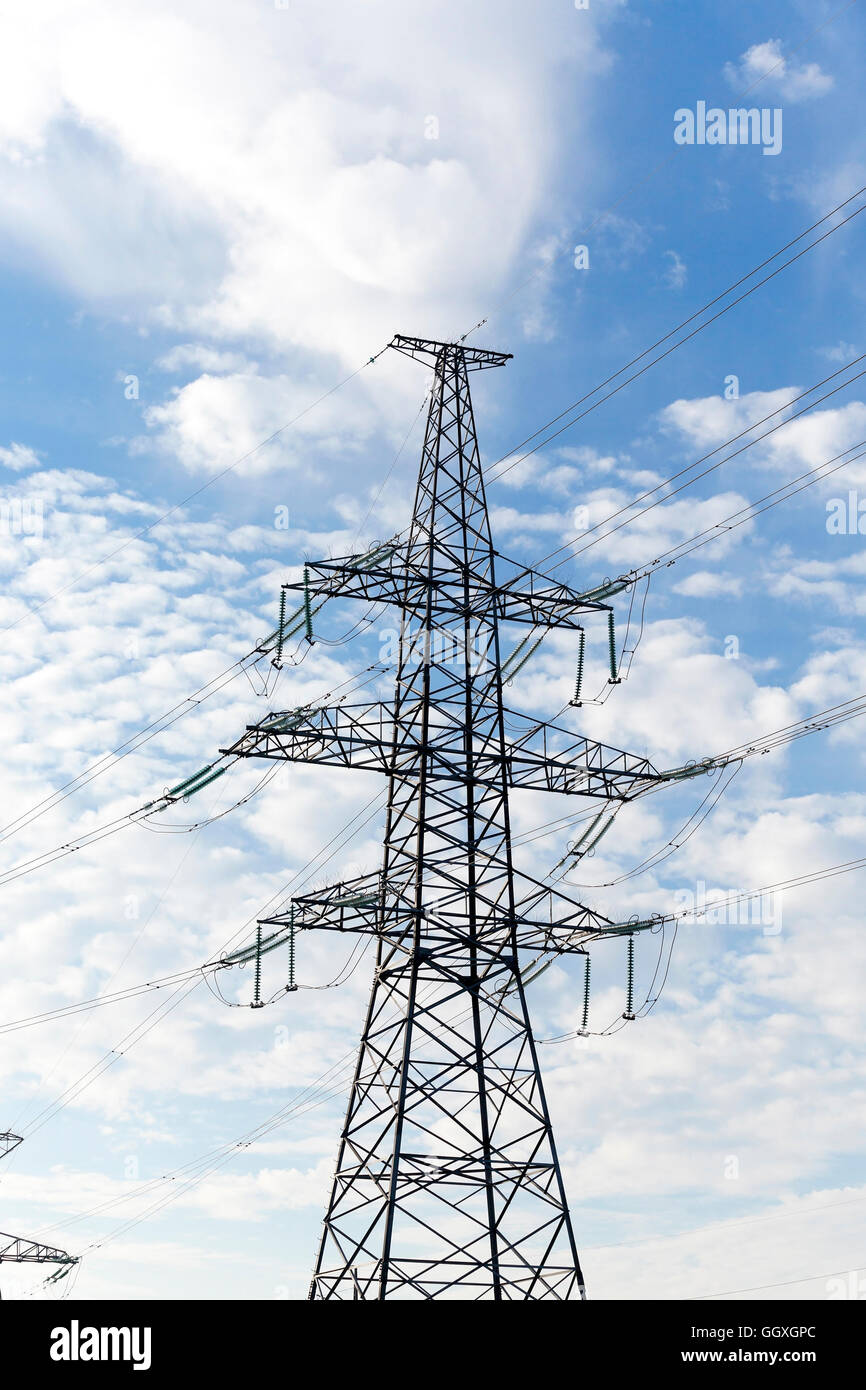 electricity transmission system Stock Photo - Alamy