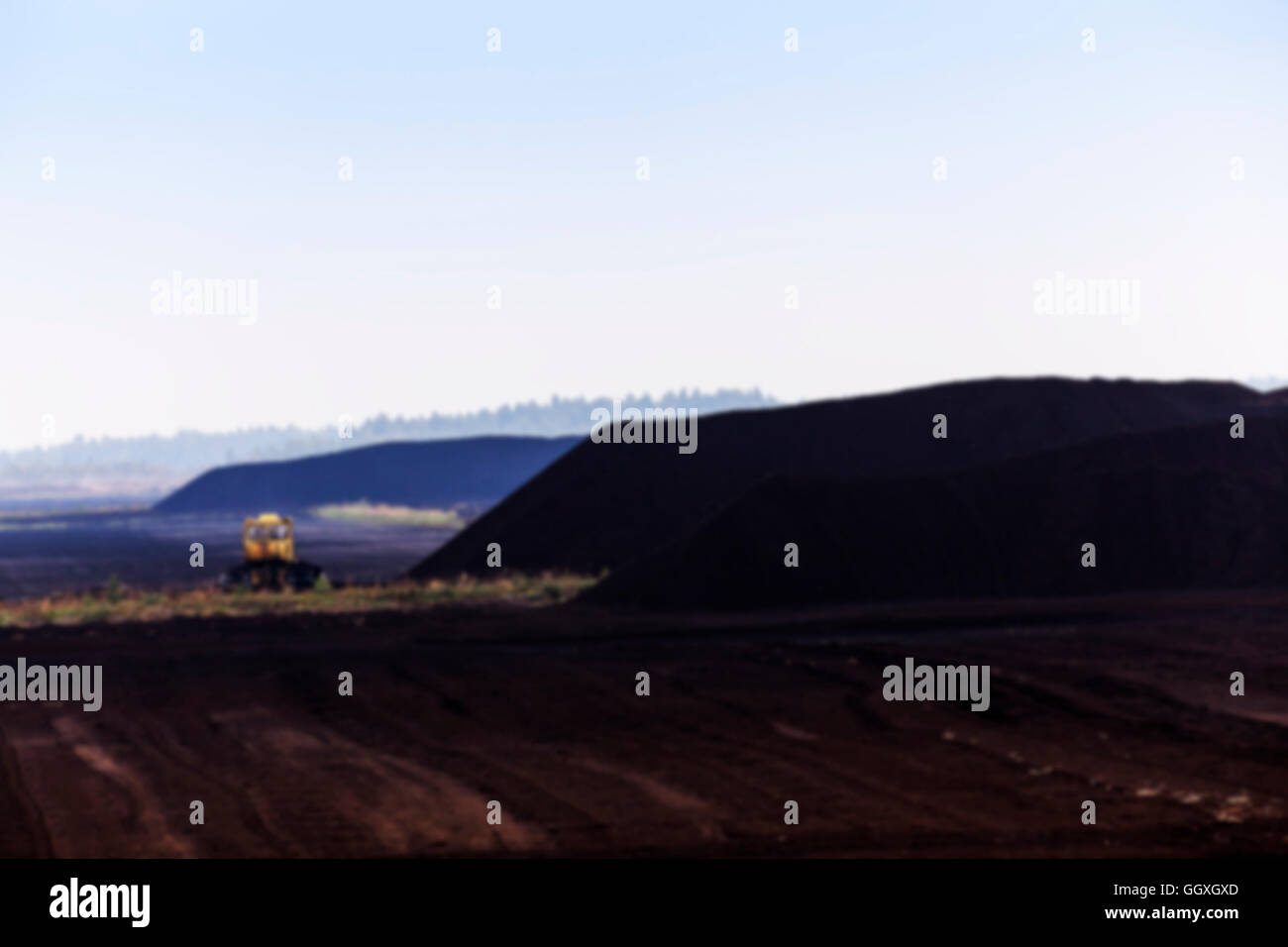 extraction of peat Stock Photo - Alamy
