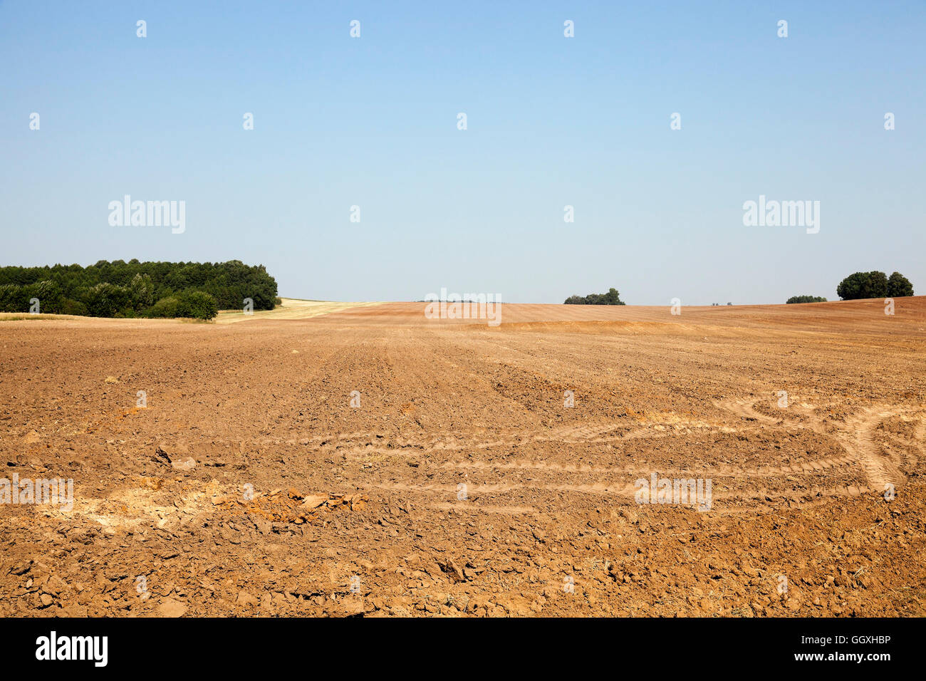 plowed agricultural field Stock Photo - Alamy