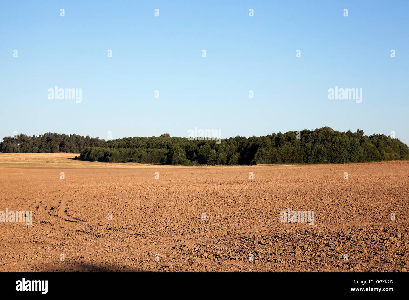 plowed agricultural field Stock Photo - Alamy