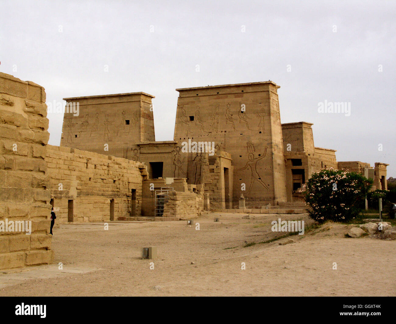 The Temple of Philae was moved from its original location by ...