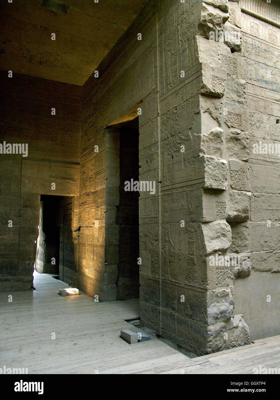 The inner temple of Philae in the Ptolemaic Temple of Philae at Aswan ...