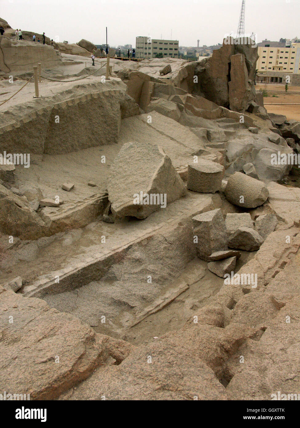 The Unfinished Obelisk is located in the Northern Quarry in Aswan ...