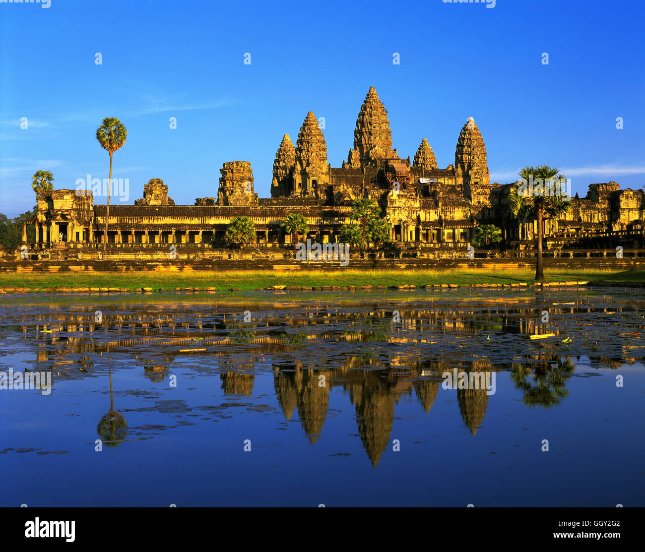 The main temple at Angkor Wat is one of the largest religious ...